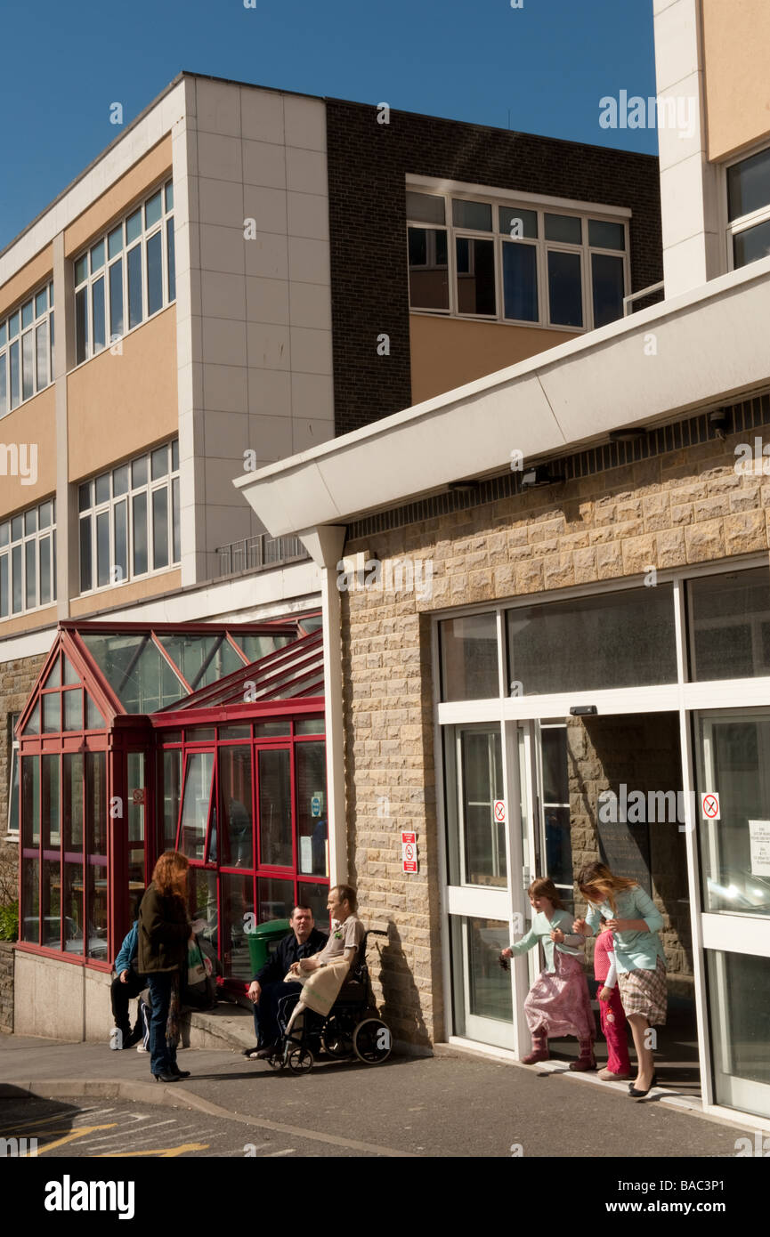 Exterior, Bronglais General NHS Hospital, Aberystwyth Wales UK Stock ...
