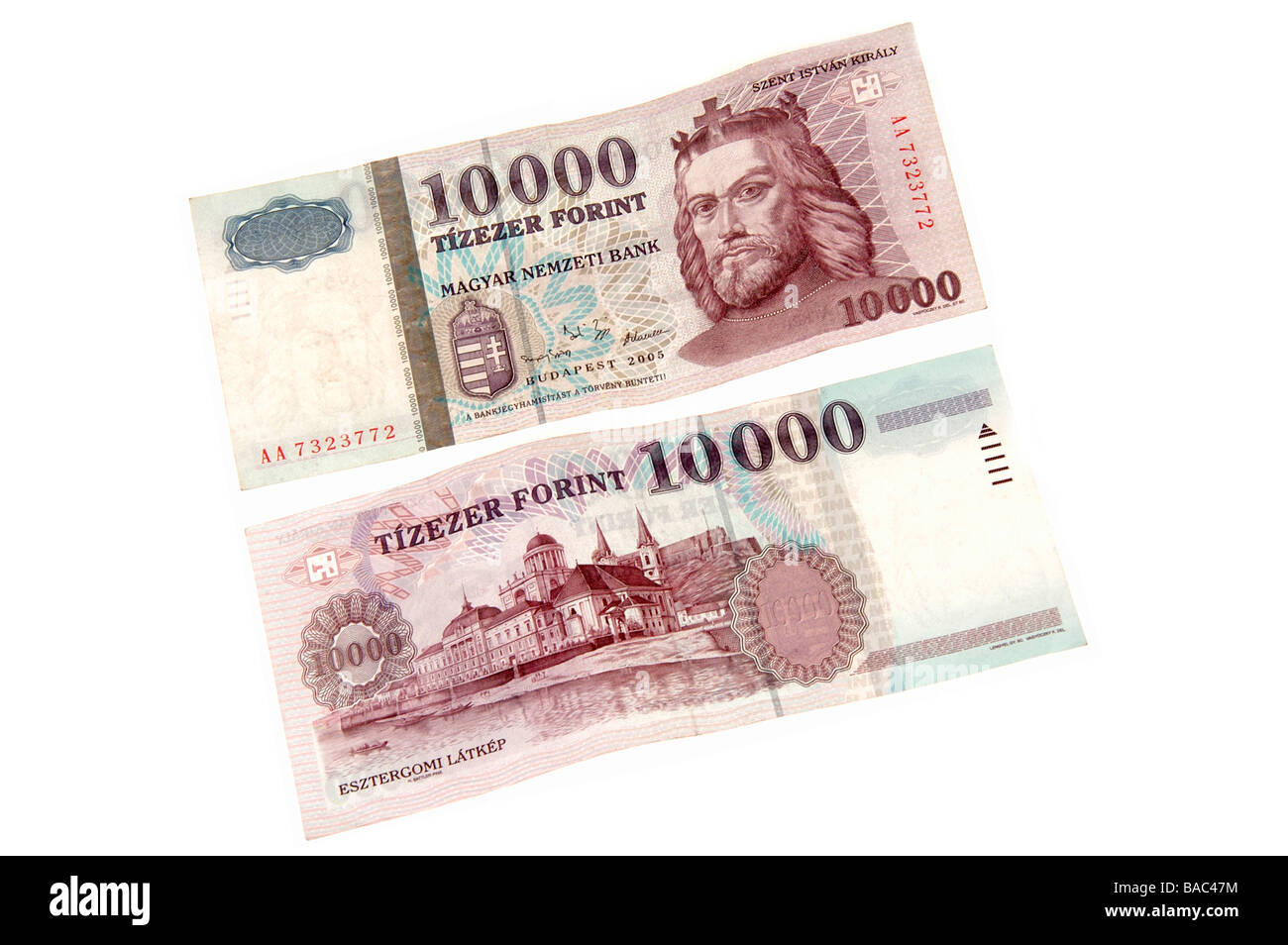 Forint Hungarian currency Stock Photo - Alamy