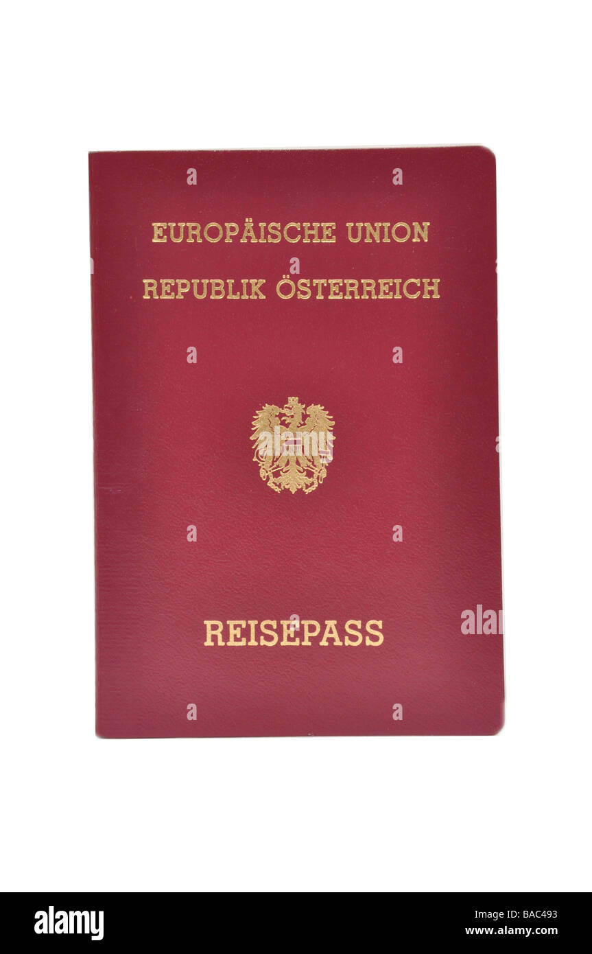 Austrian passport austria hi-res stock photography and images - Alamy