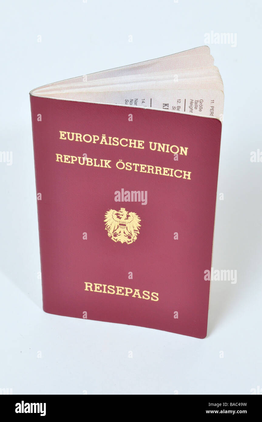 Austrian passport with hi-res stock photography and images - Alamy