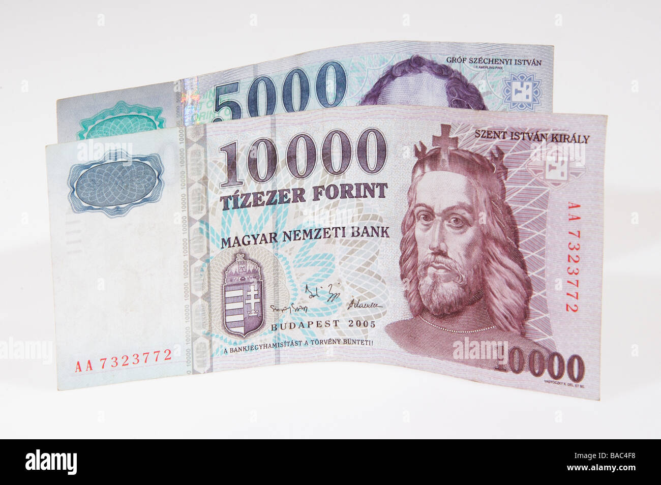 Forint Hungarian currency Stock Photo - Alamy