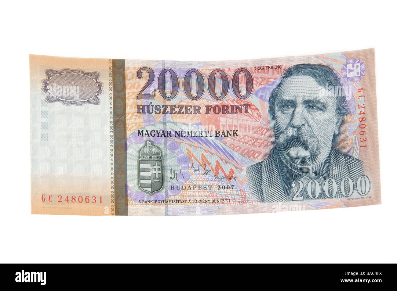 Forint Hungarian currency Stock Photo - Alamy