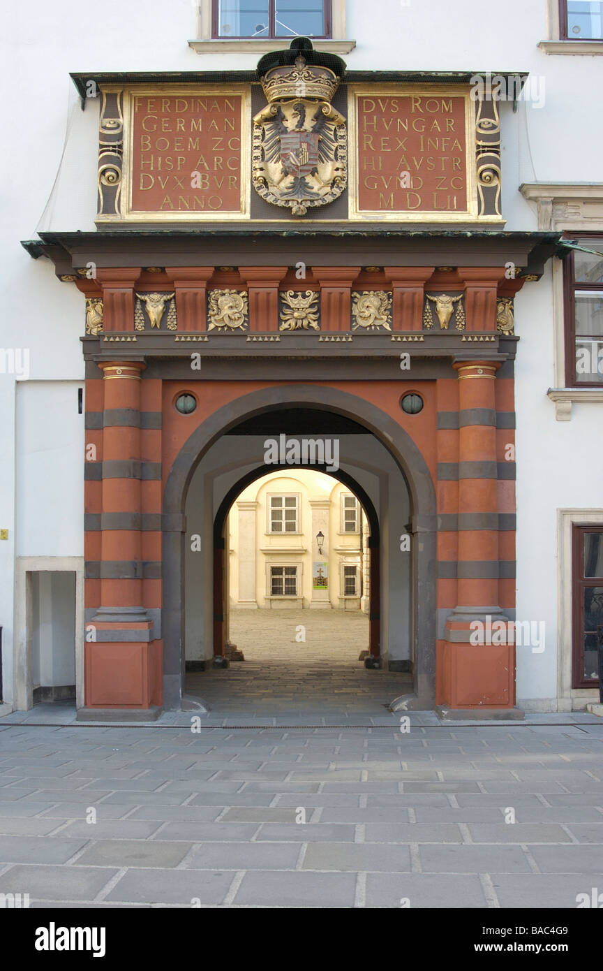 Swiss Gate Vienna Hofburg Stock Photo - Alamy
