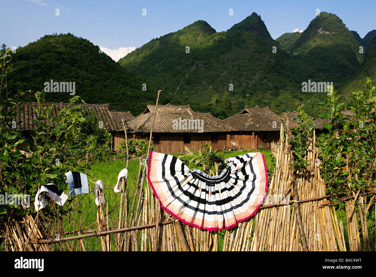China, Guizhou Province, Yao village around Libo Stock Photo - Alamy