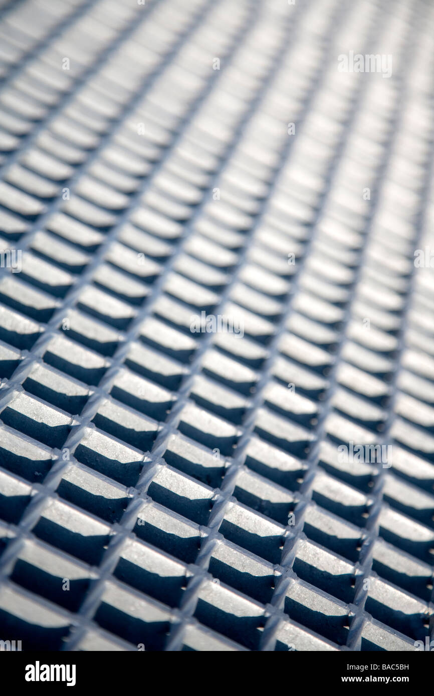 Metallic grille flooring hi-res stock photography and images - Alamy