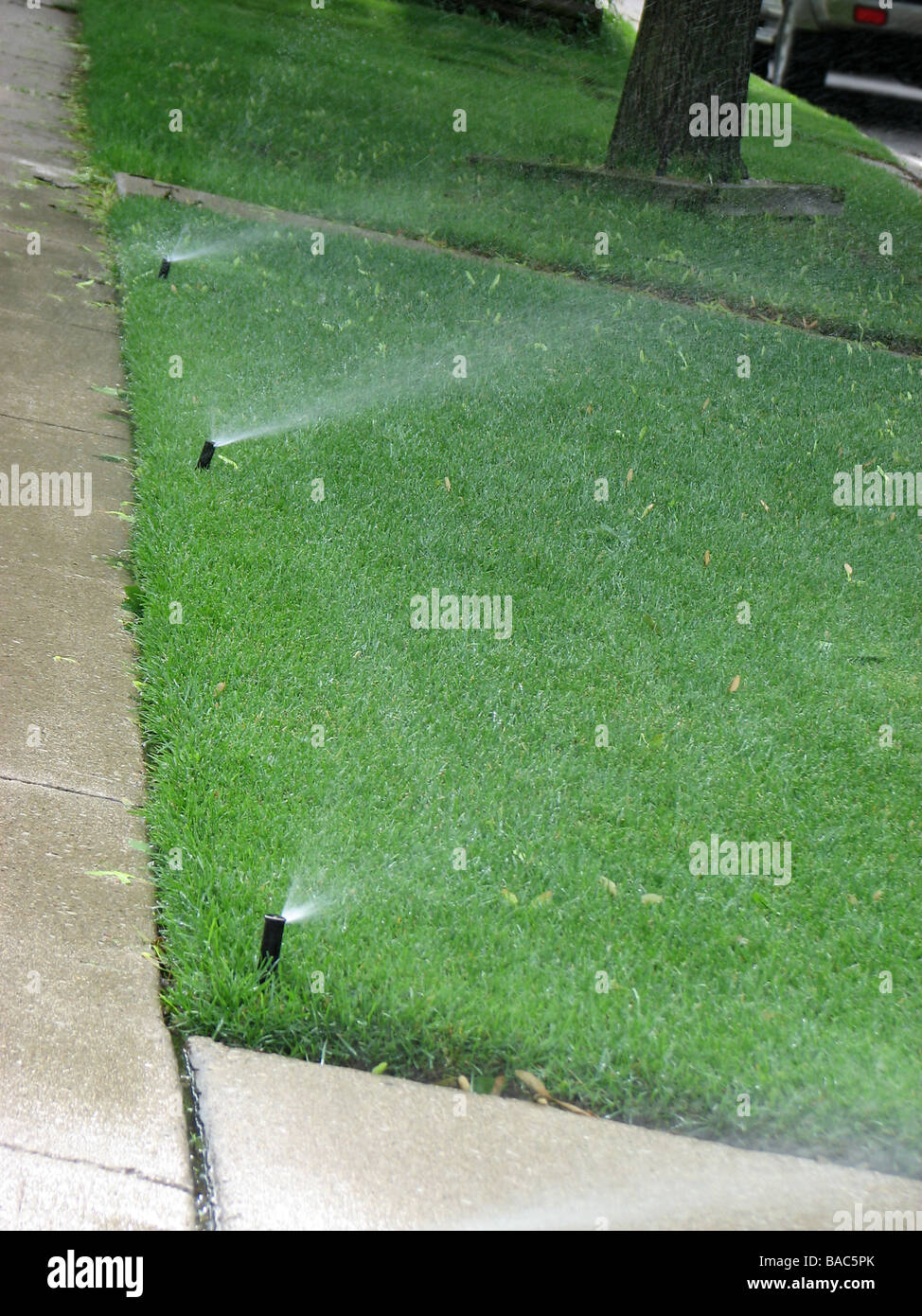 Sprinklers lawn hi-res stock photography and images - Alamy