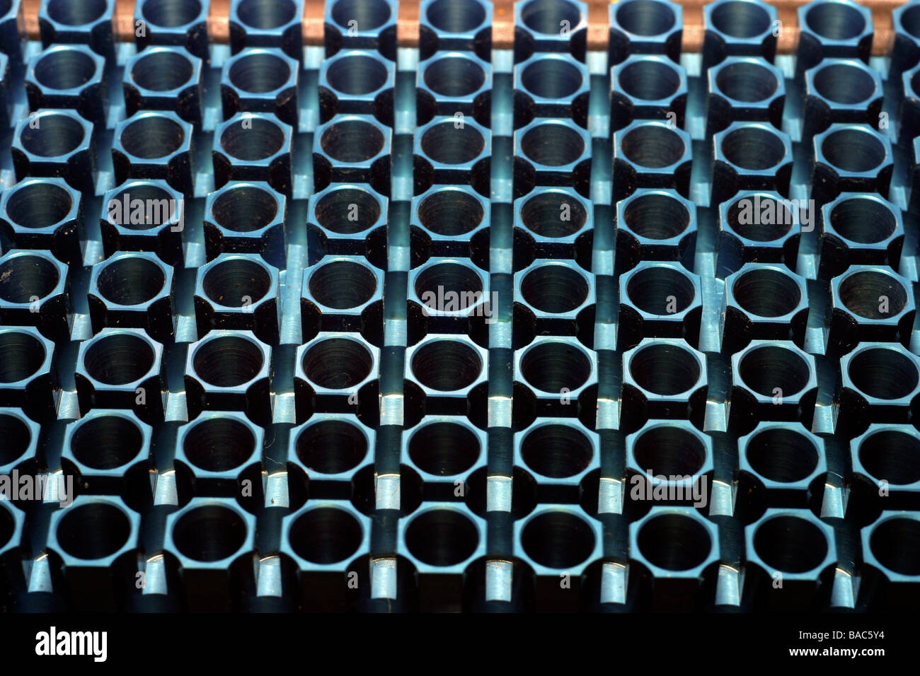 96-well PCR machine thermal block Stock Photo - Alamy