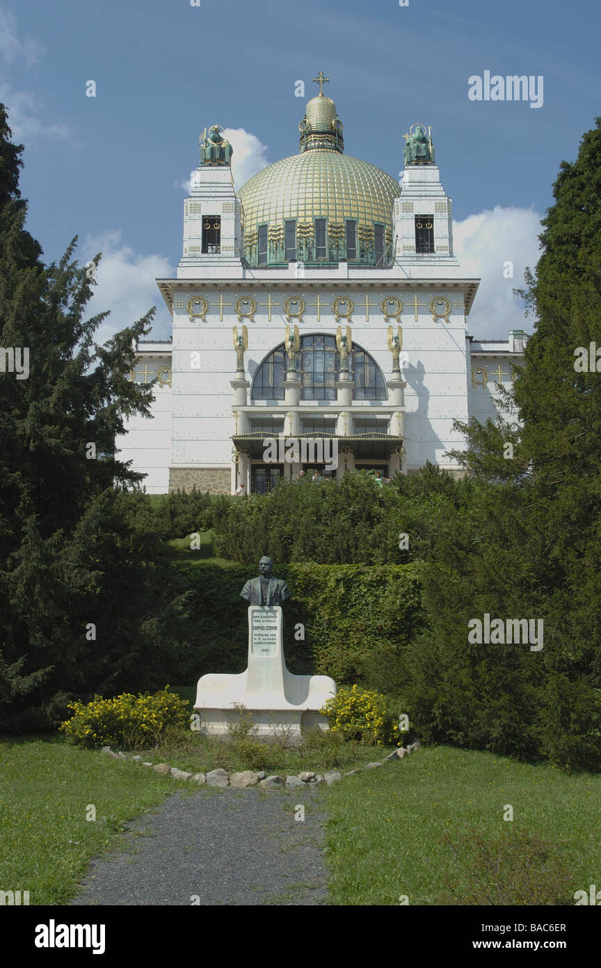 Otto Wagner church at Steinhof Stock Photo - Alamy