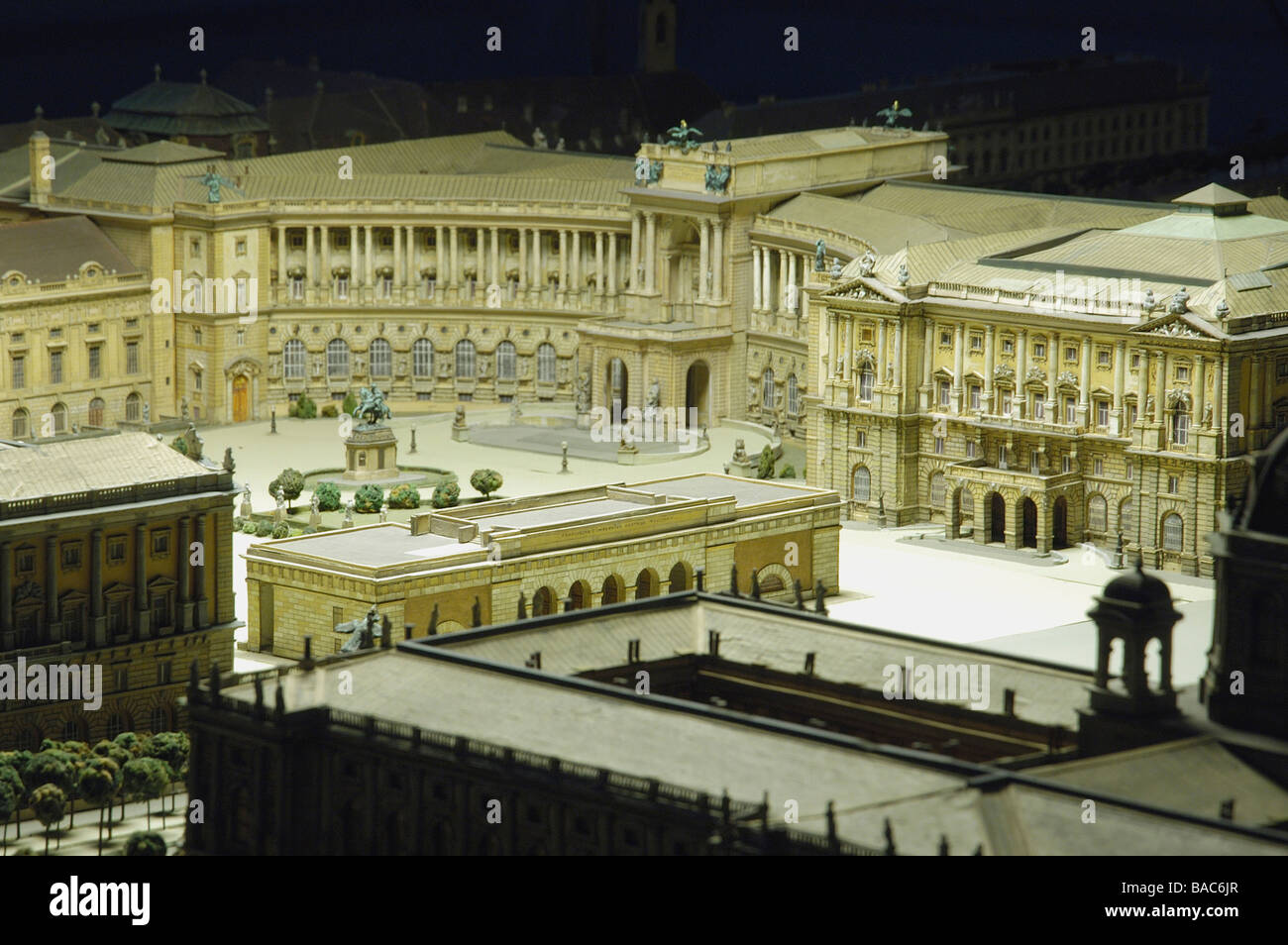 Model of the Hofburg Palace in Vienna Sisi Museum Stock Photo - Alamy