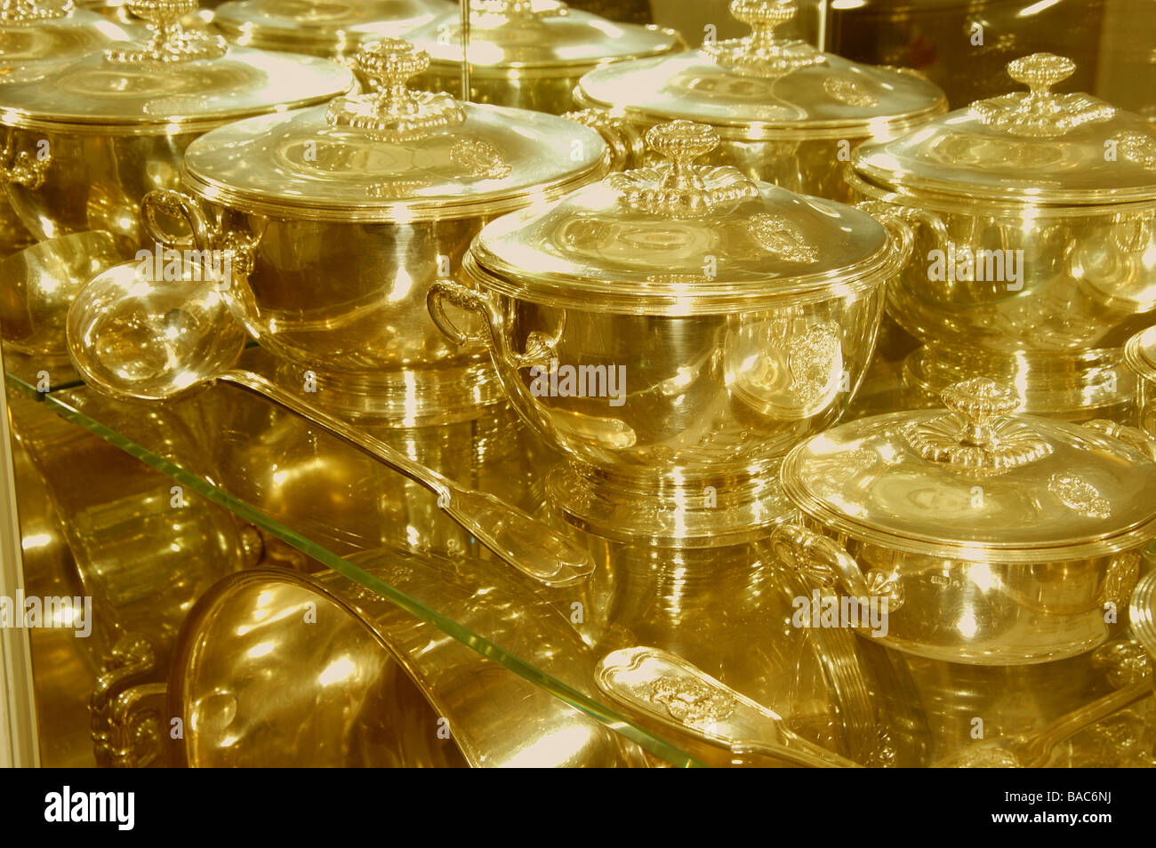 Silver gilt tableware hi-res stock photography and images - Alamy
