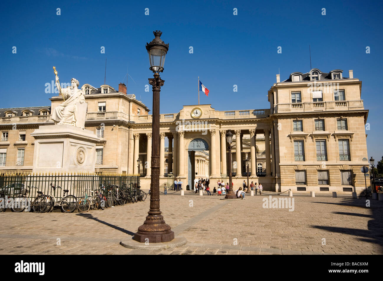 France, Paris, Place du Palais Bourbon, the French National Assembly ...