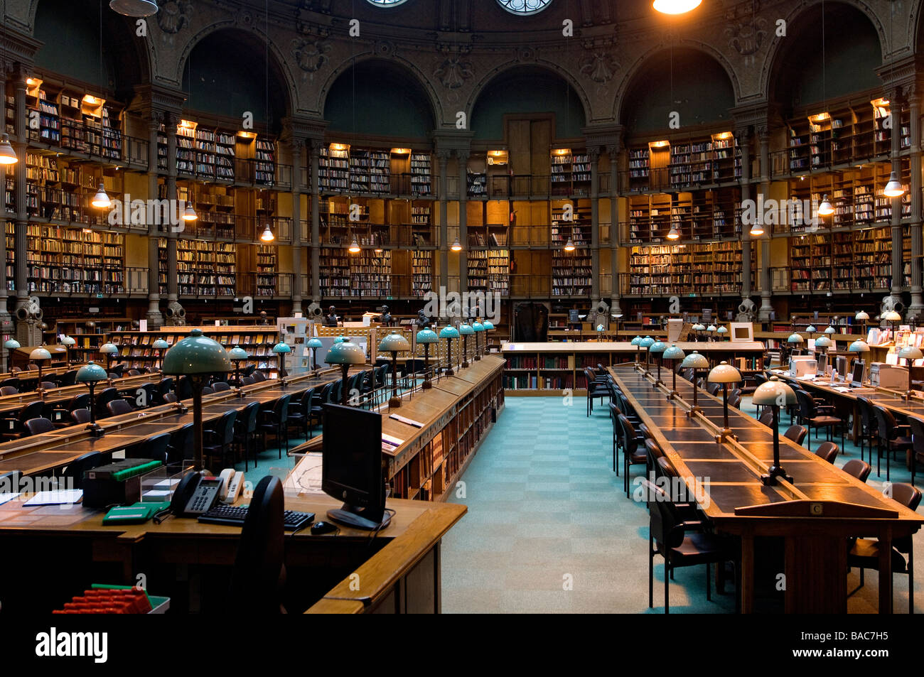 France, Paris, the National Library, Richelieu site Stock Photo - Alamy