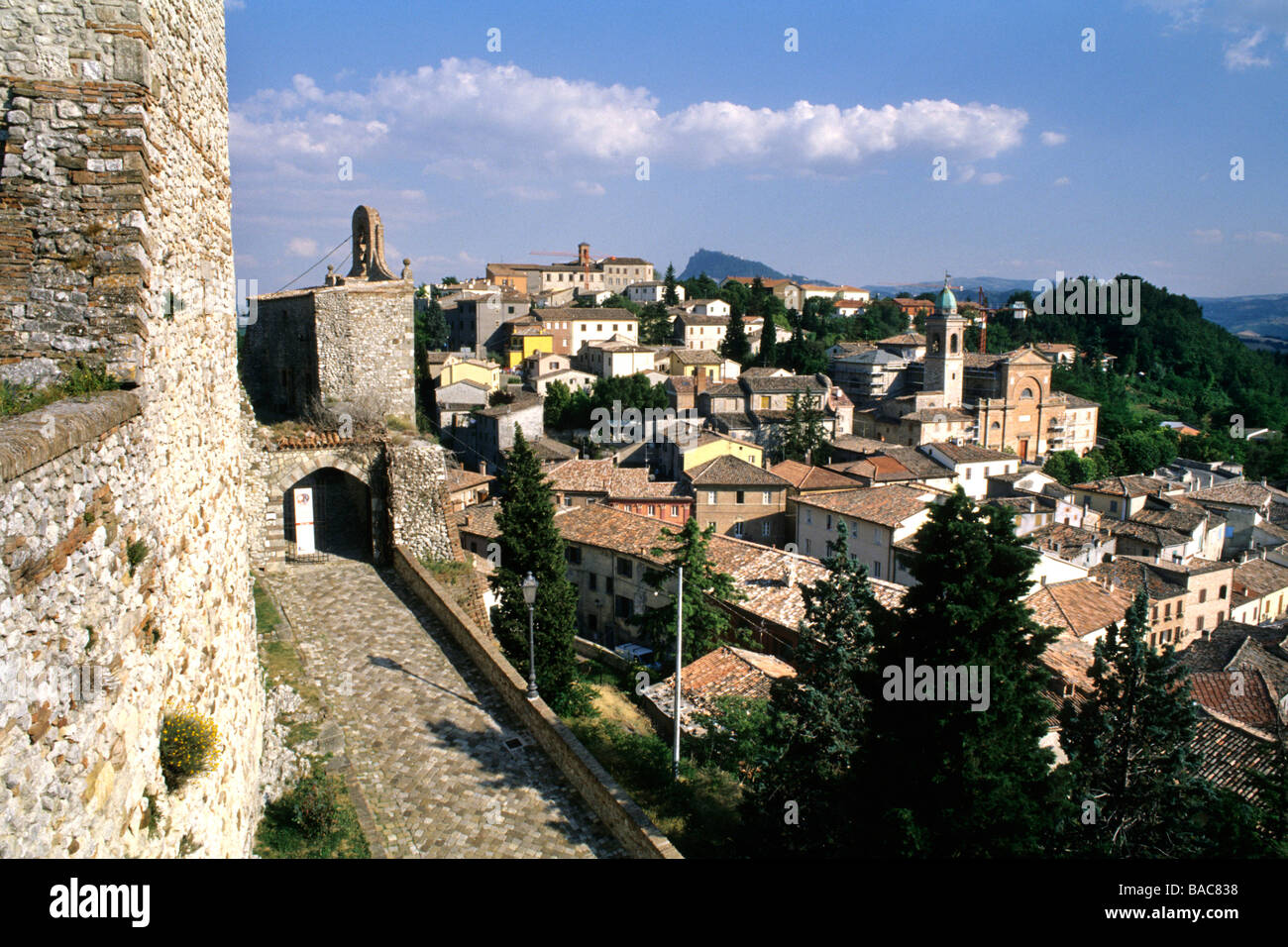 Verucchio Province of Rimini Italy Stock Photo - Alamy