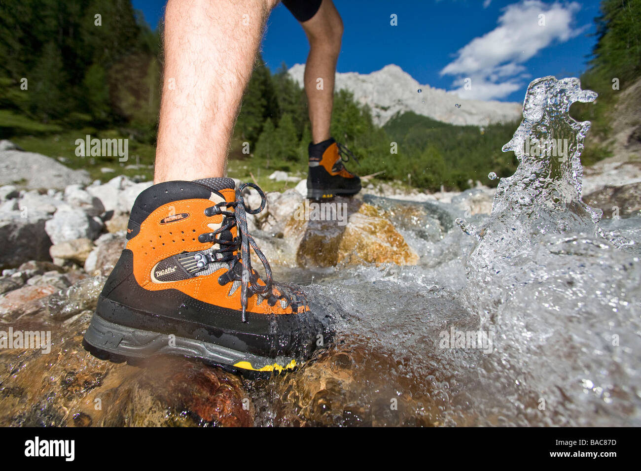 Hiking hiker hikers human hi-res stock photography and images - Alamy