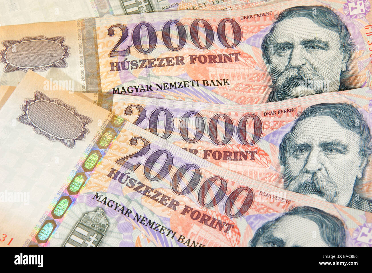 Forint Hungarian currency Stock Photo - Alamy