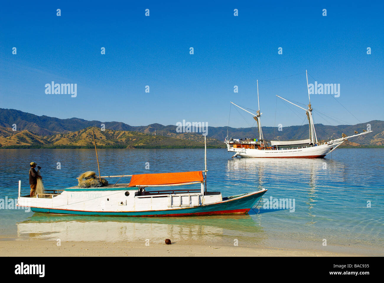 Indonesia, Flores, Sunda Islands, Riug area, Archipelago of Tujuhbelas ...