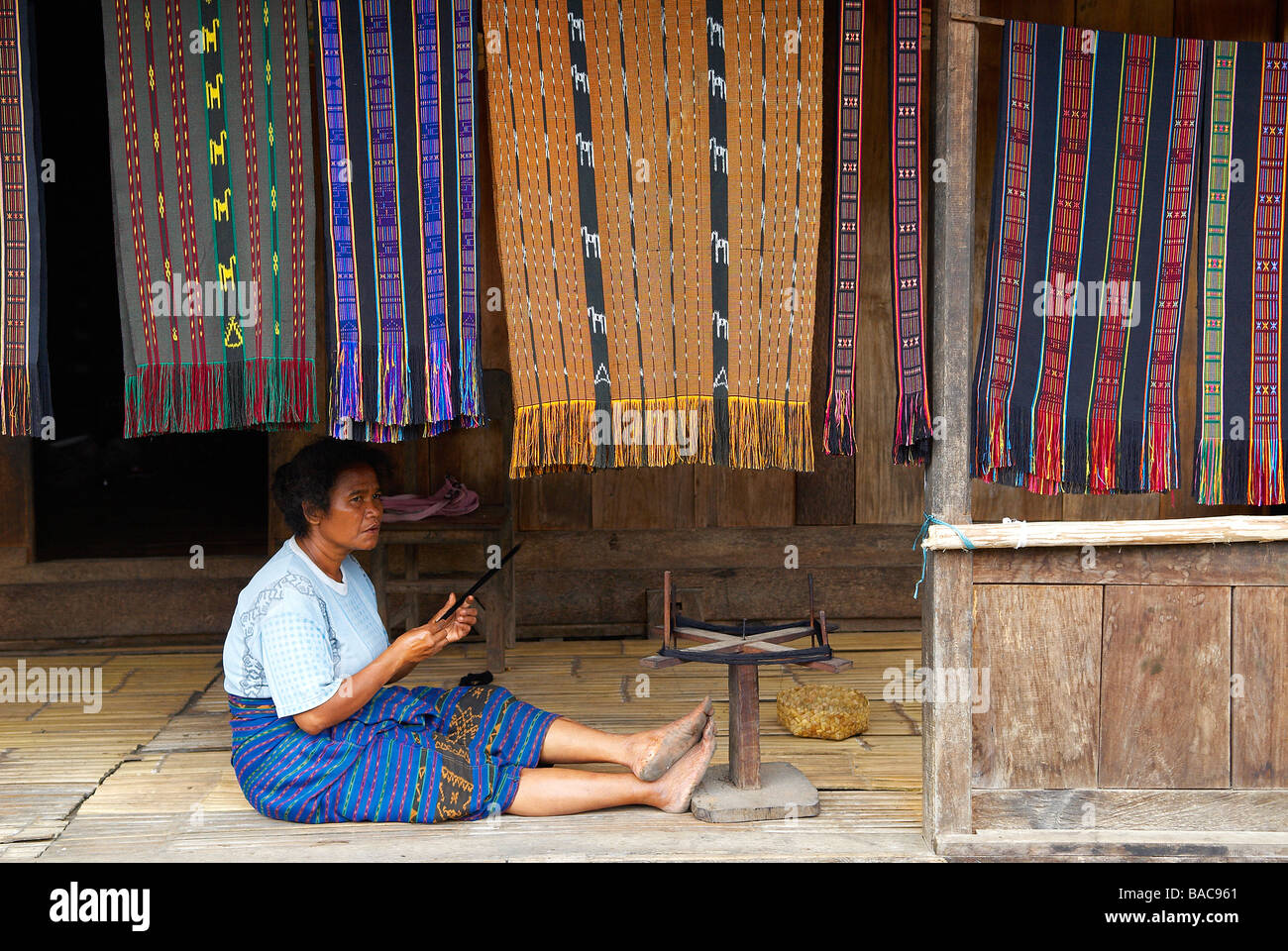 Indonesia, Flores, Sunda Islands, Ngada country, Bajawa area, Bena ...