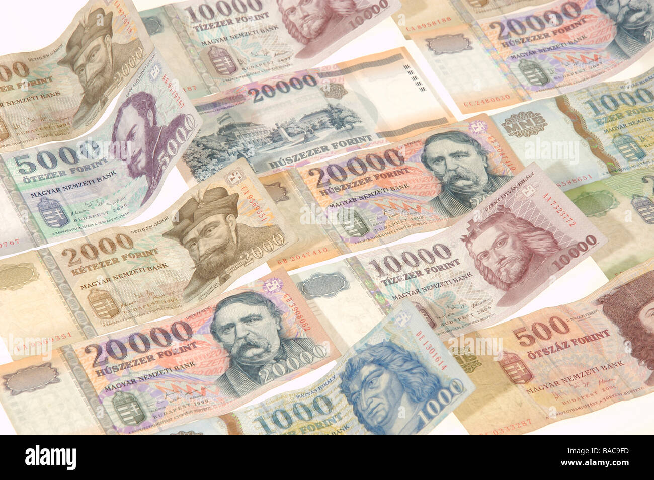 Forint Hungarian currency Stock Photo - Alamy
