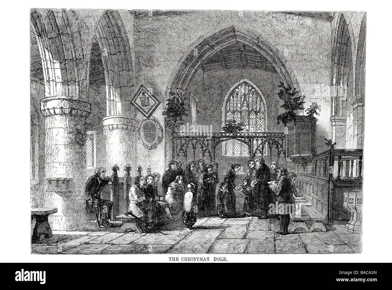 Celebration winter england 19th century hi-res stock photography and ...