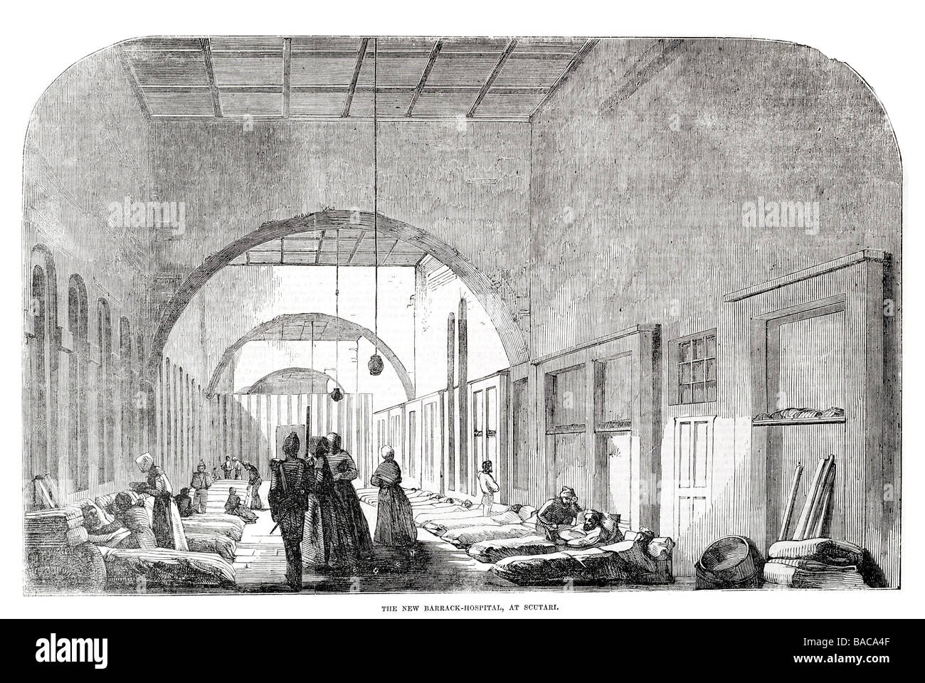 new barrack hospital at scutari 1854 Stock Photo - Alamy