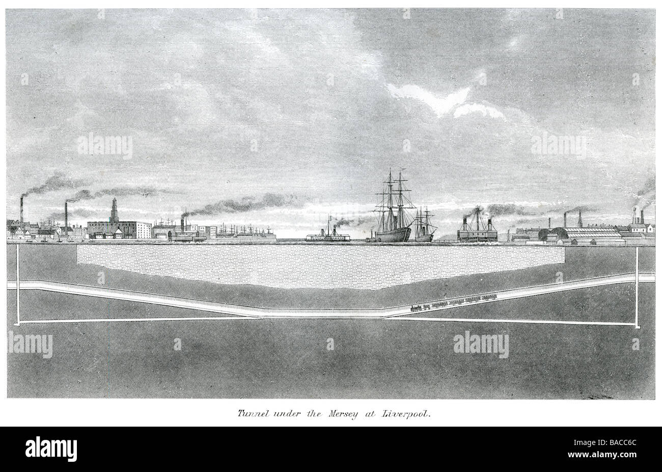 tunnel under the mersey at liverpool Wirral Peninsula three tunnels ...