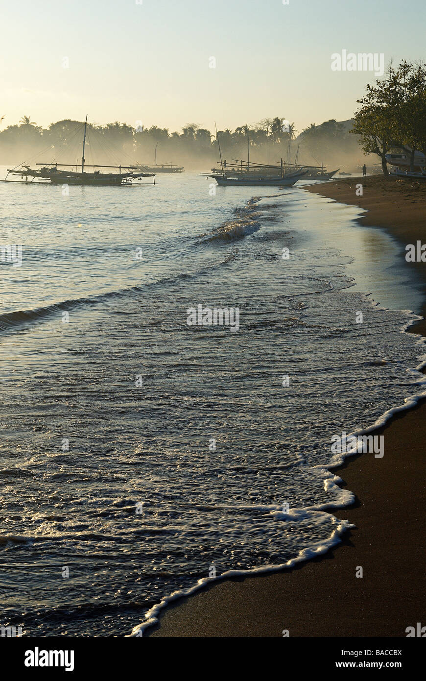 Indonesia, Bali, Pemuteran Beach in the Eastern part of the island ...