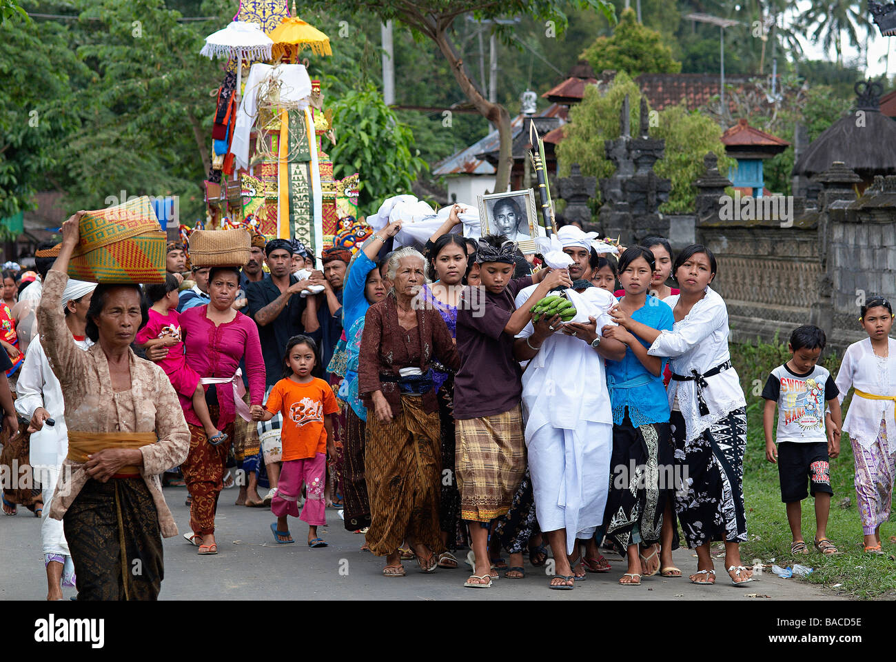 Indonesia, Bali, cremation ceremony near Ubud Stock Photo - Alamy