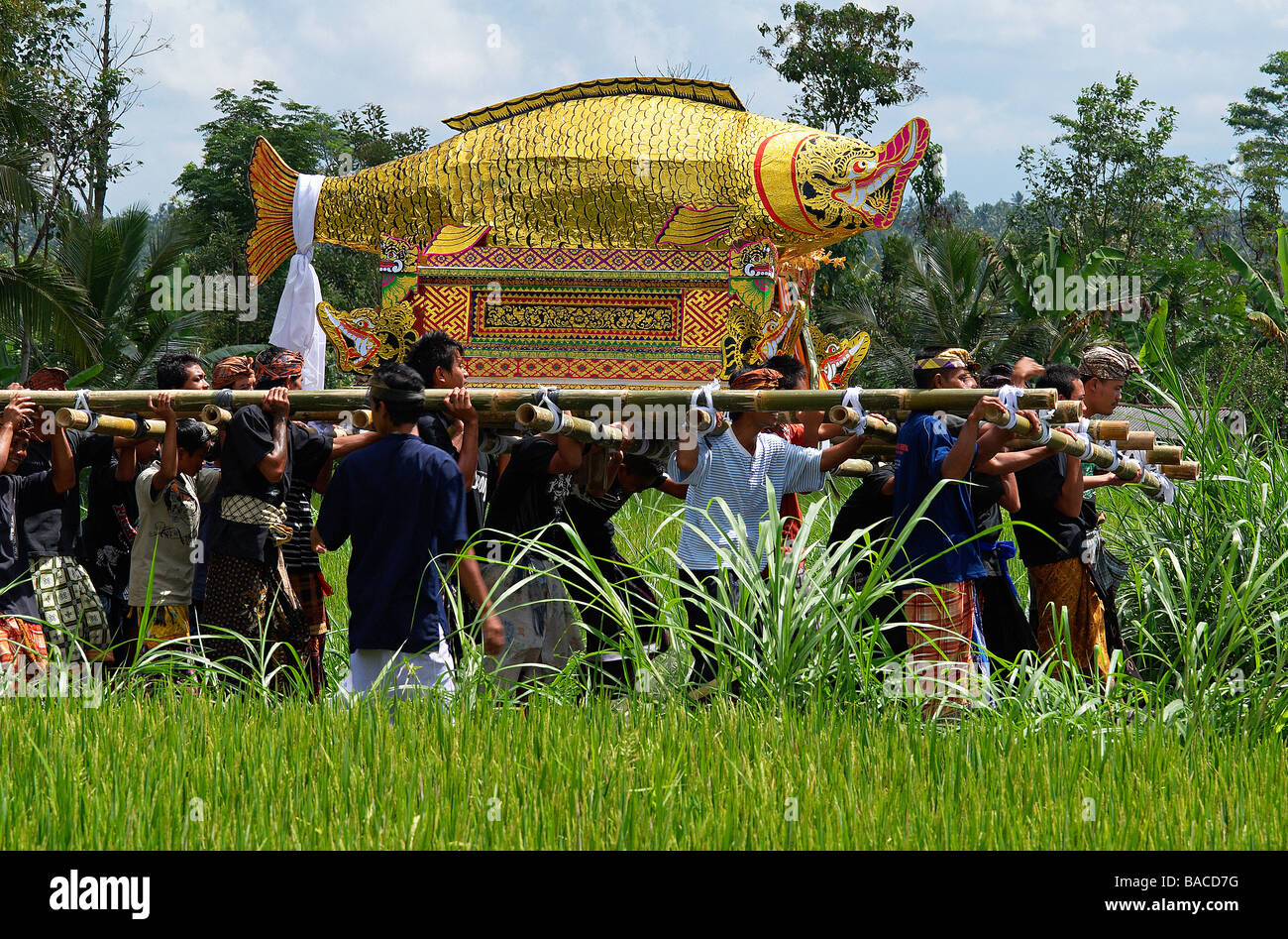 Indonesia, Bali, cremation ceremony near Ubud Stock Photo - Alamy