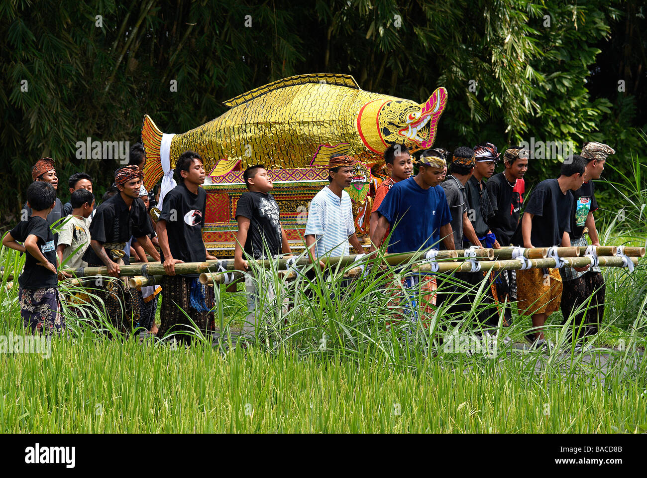 Indonesia, Bali, cremation ceremony near Ubud Stock Photo - Alamy