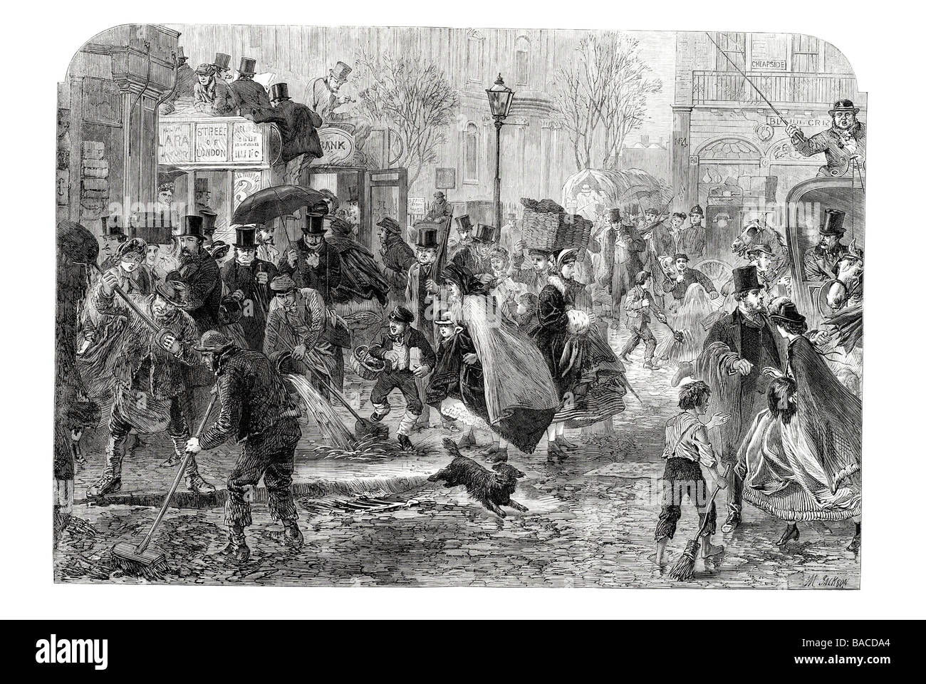 London snow 1800 hi-res stock photography and images - Alamy