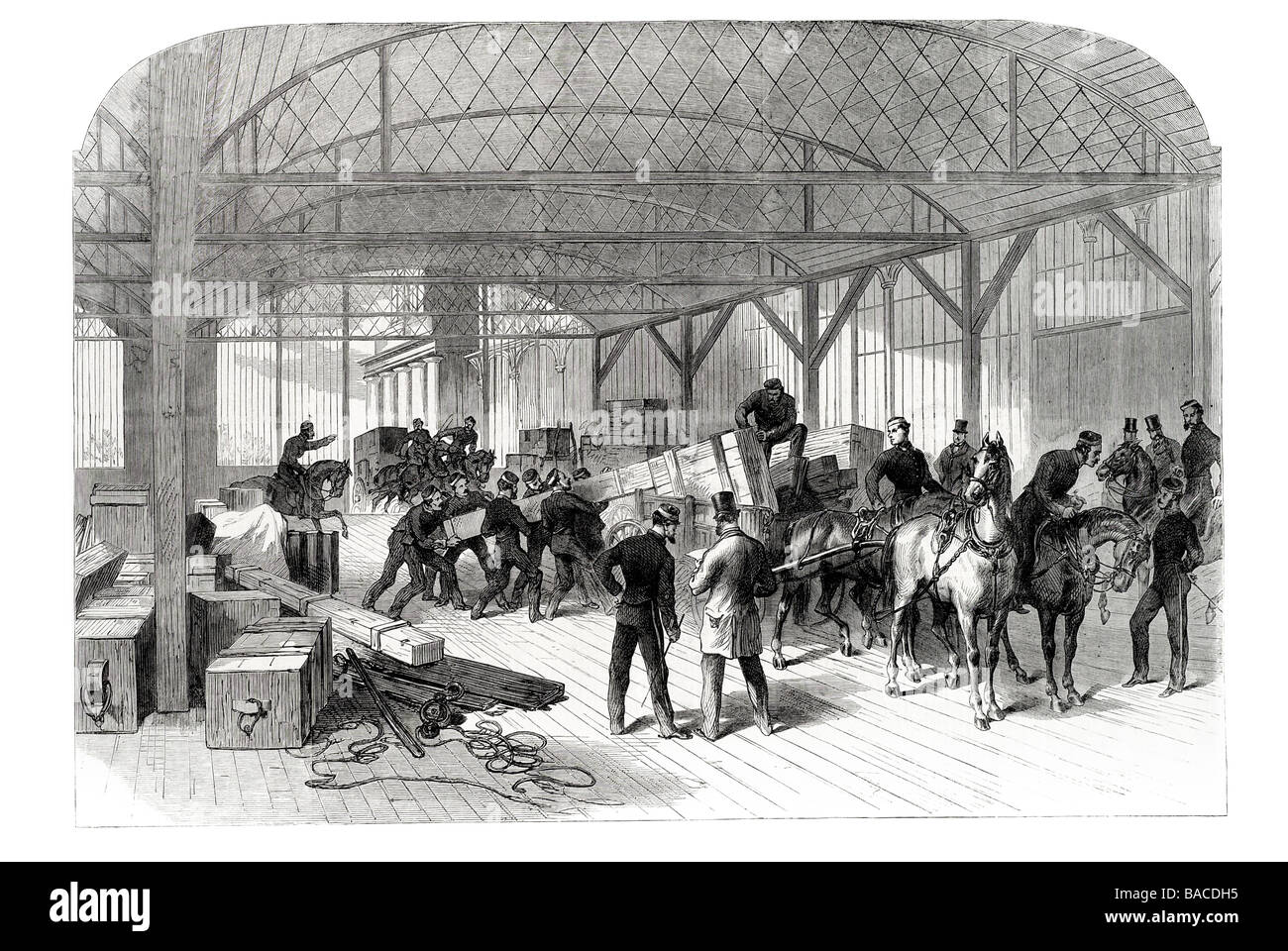 the dublin exhibition arrival of the armstrong guns Sir William ...