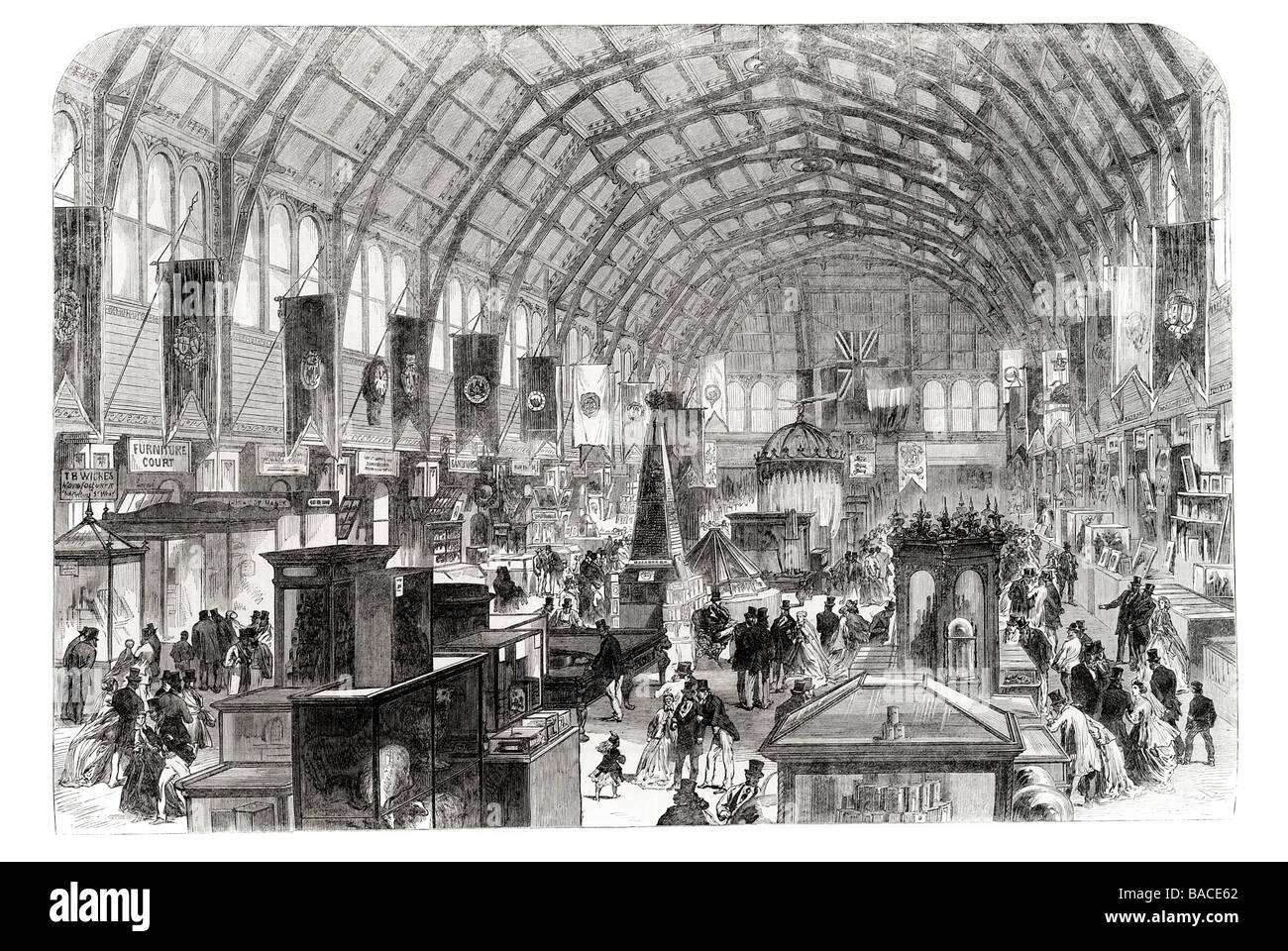 the intercolonial exhibition melbourne australia 1867 colonial Stock ...