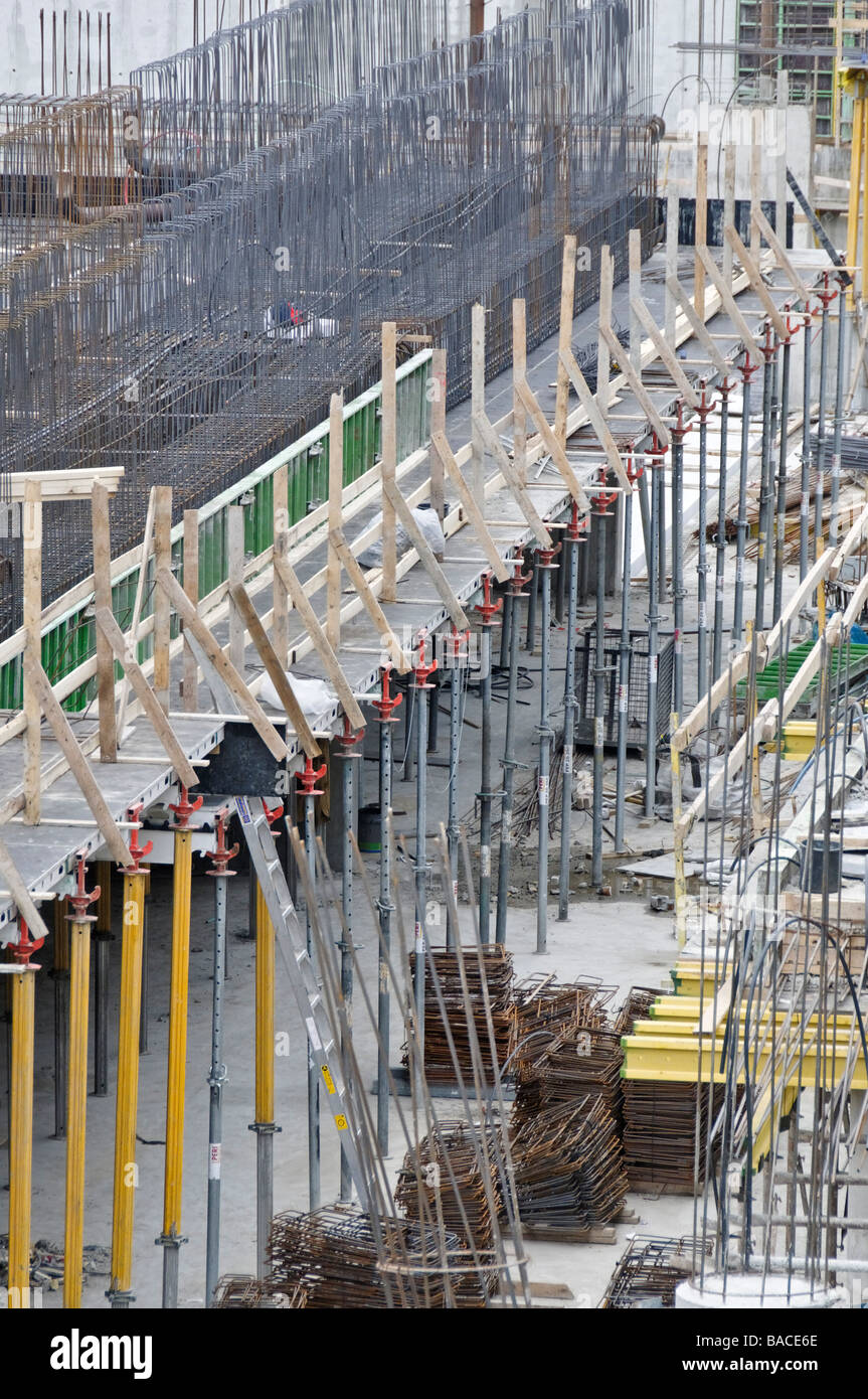 Construction scaffolds erected on a building Stock Photo - Alamy
