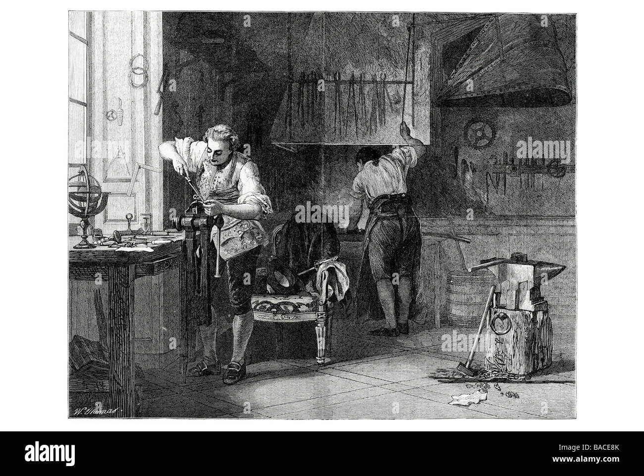 louis xvi and the locksmith by joseph caraud King of France painter ...