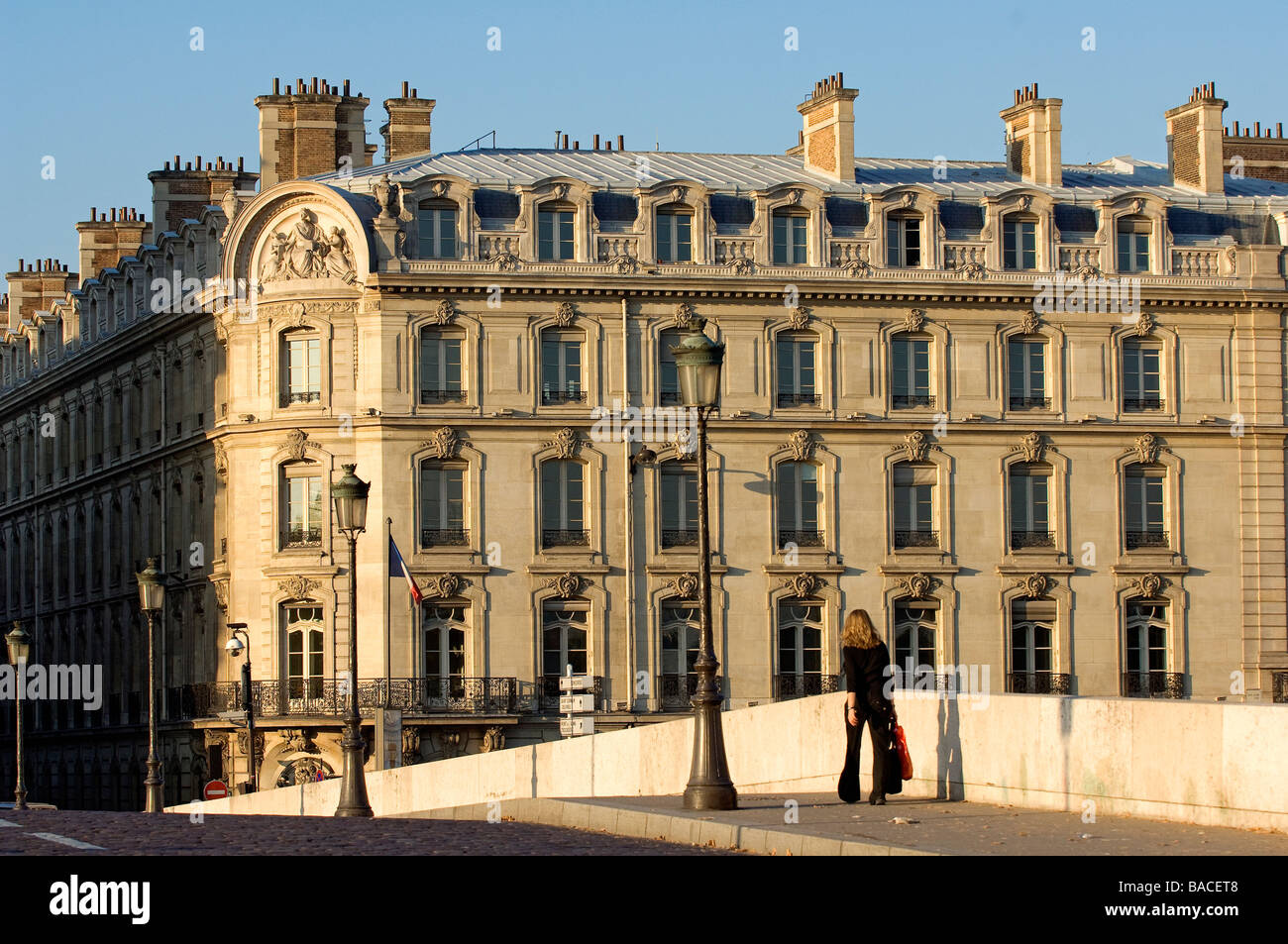 France, Paris, Pont Royal Stock Photo - Alamy