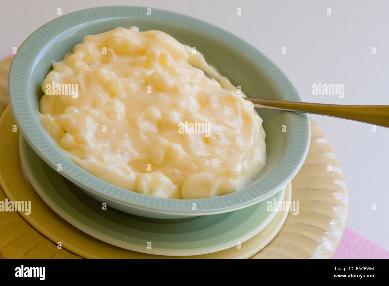 A Bowl of Tapioca Pudding Stock Photo - Alamy