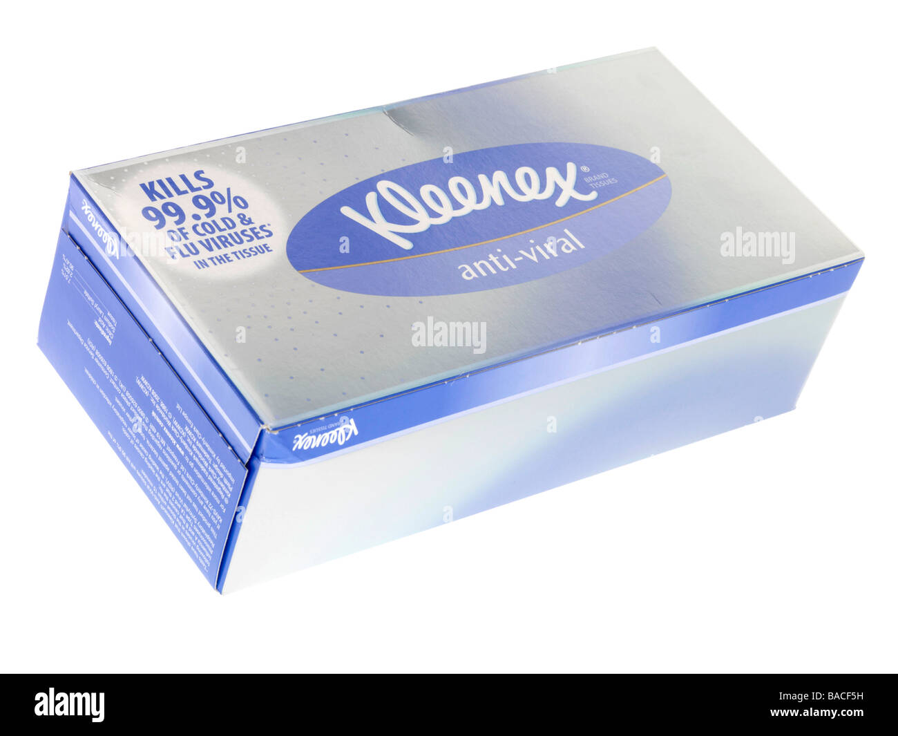 Box of Anti Viral Tissues Stock Photo - Alamy