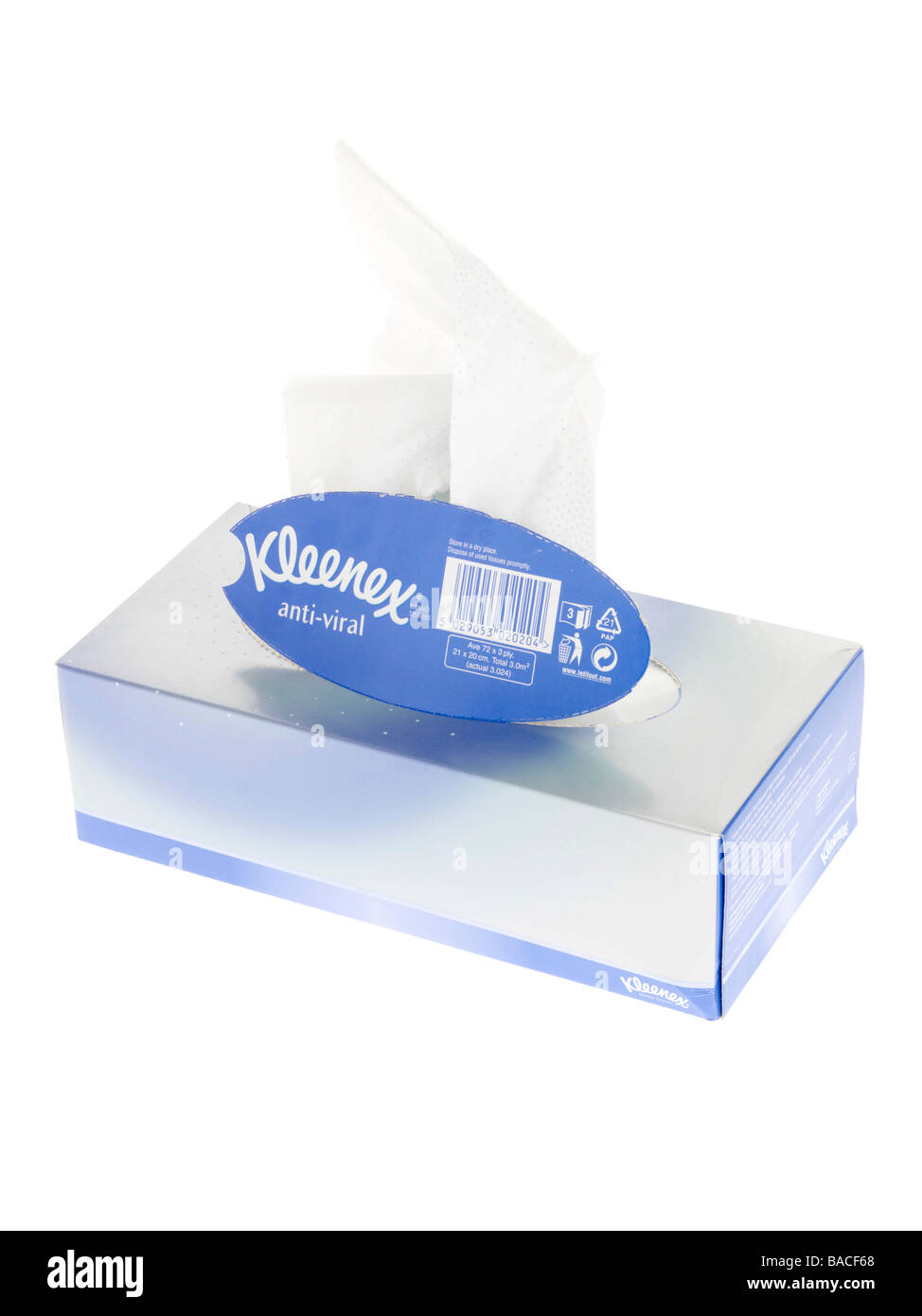 Box of Anti Viral Tissues Stock Photo - Alamy