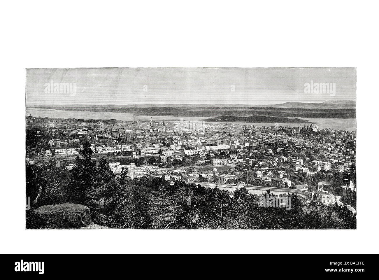 19th century view of victoria canada High Resolution Stock Photography ...