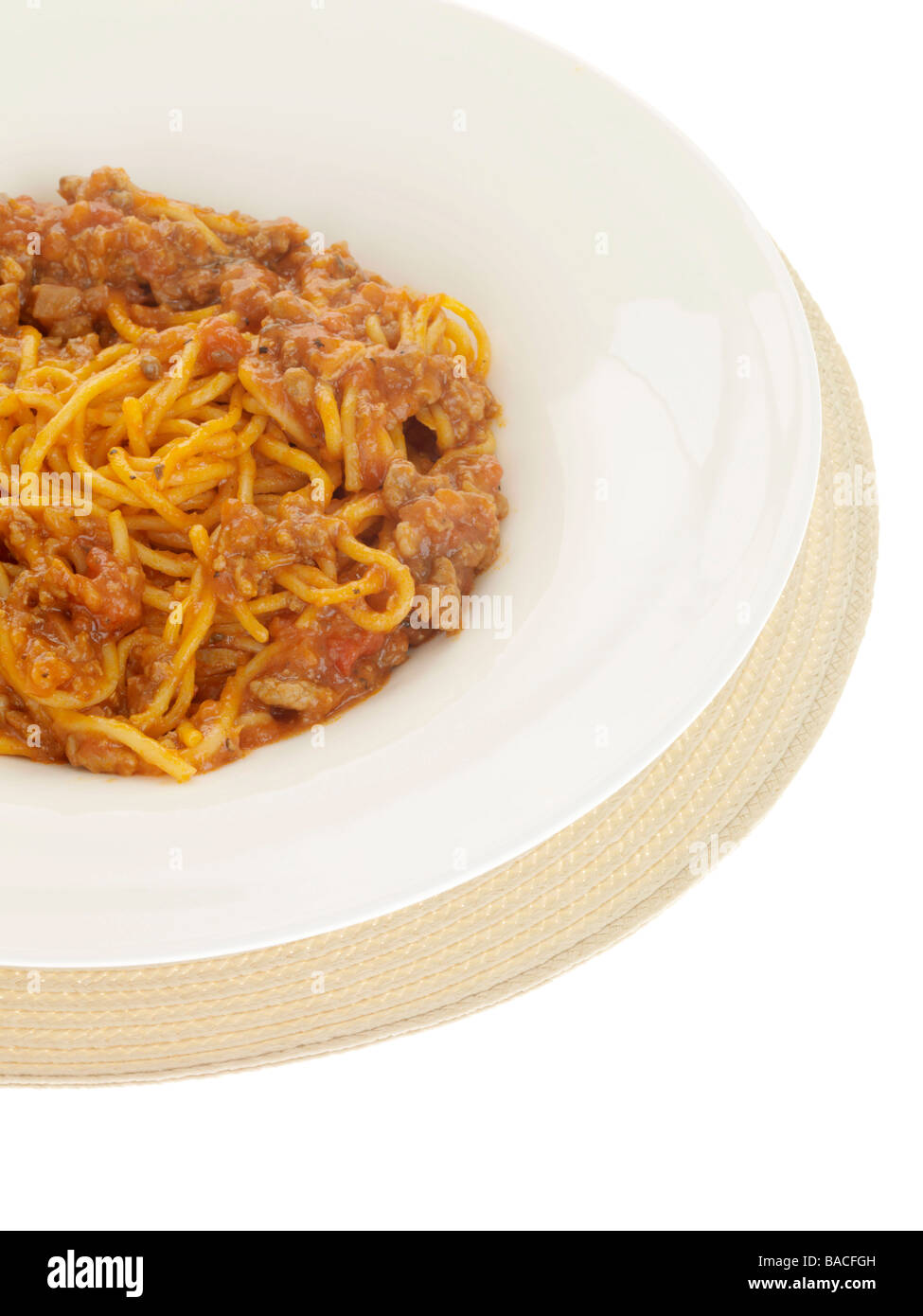 Authentic Traditional Italian Style Spaghetti Bolognese Pasta Meal ...