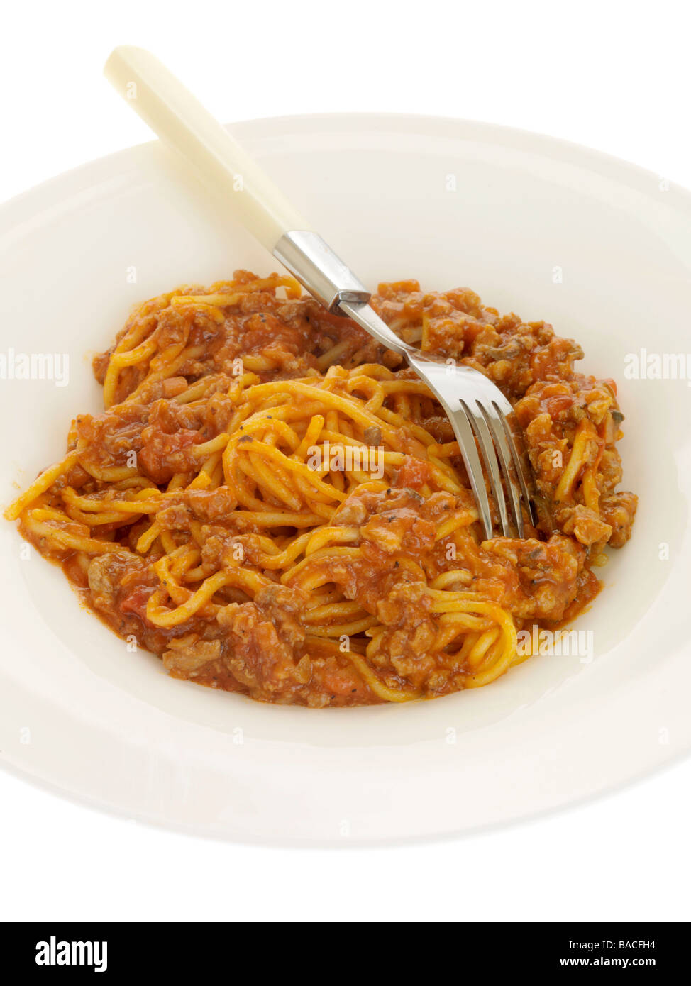 Authentic Traditional Italian Style Spaghetti Bolognese Pasta Meal ...