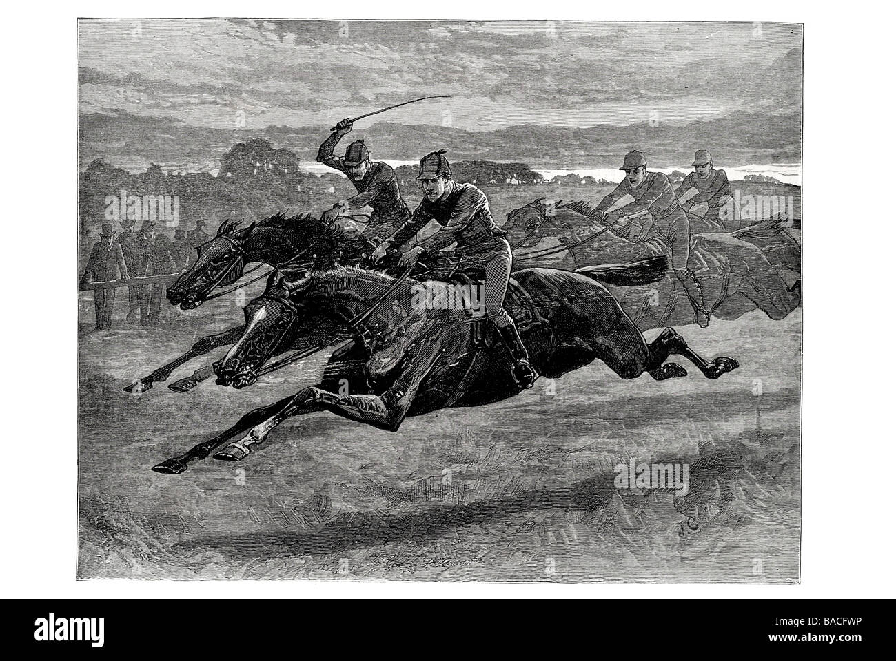 Derby race 19th century hi-res stock photography and images - Alamy