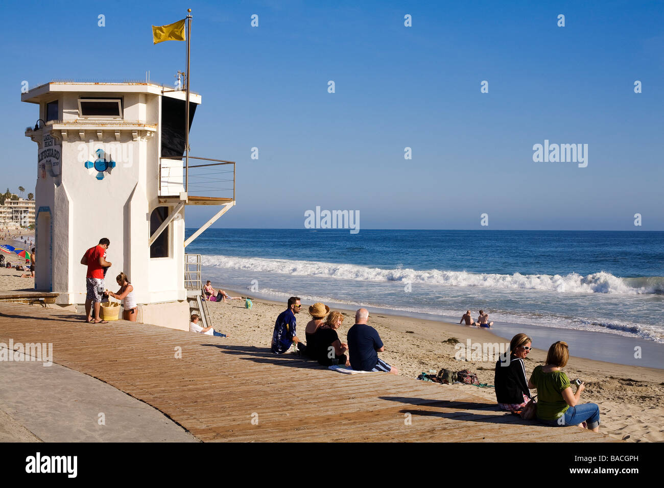 Lifeguards Laguna Beach California High Resolution Stock Photography ...