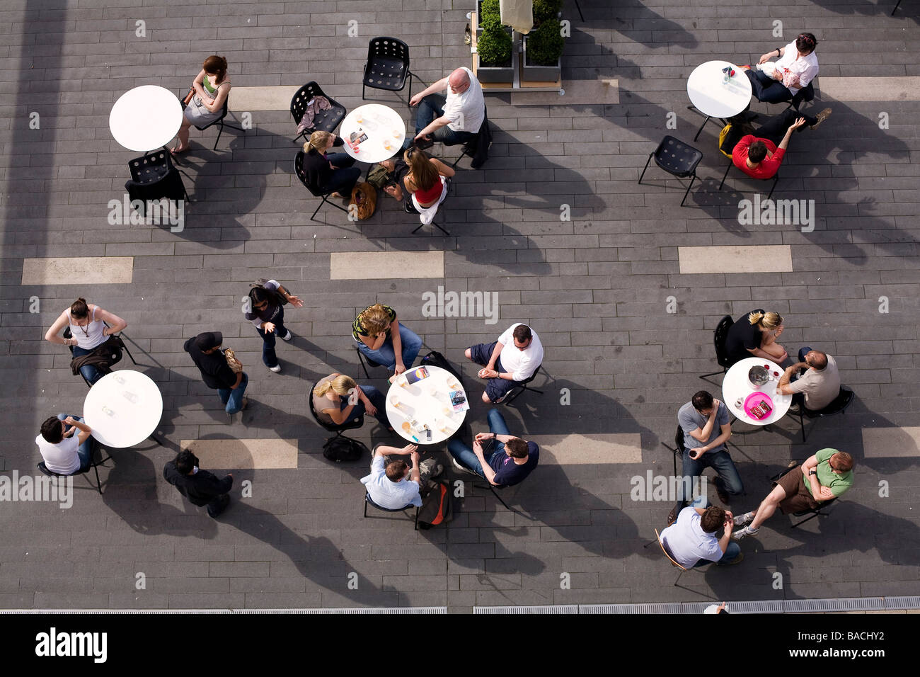 United Kingdom, London, South Bank district, square of Southbank centre ...