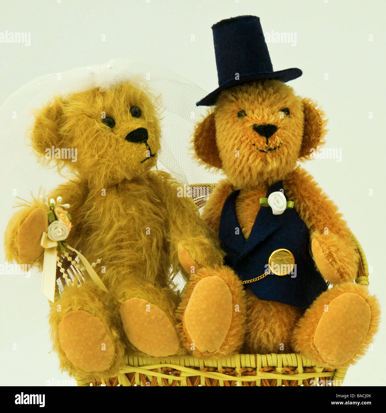 Miniature teddy just married, bride and groom (Mini Bear Collection ...