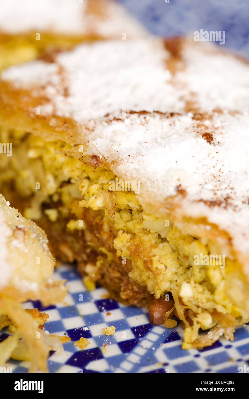 North african pastilla meat pie hi-res stock photography and images - Alamy