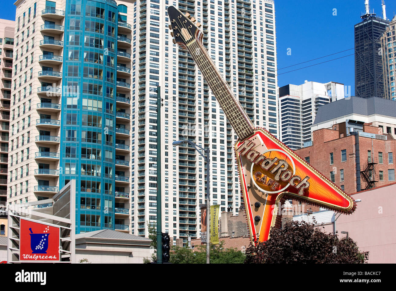 Chicago rock cafe hi-res stock photography and images - Alamy