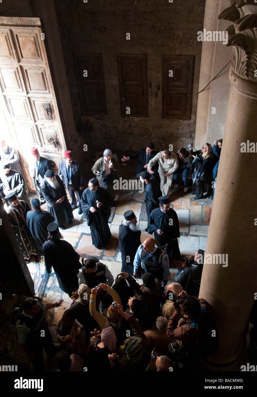 Israel Jerusalem Old city Orthodox Good Friday Processions of the cross ...