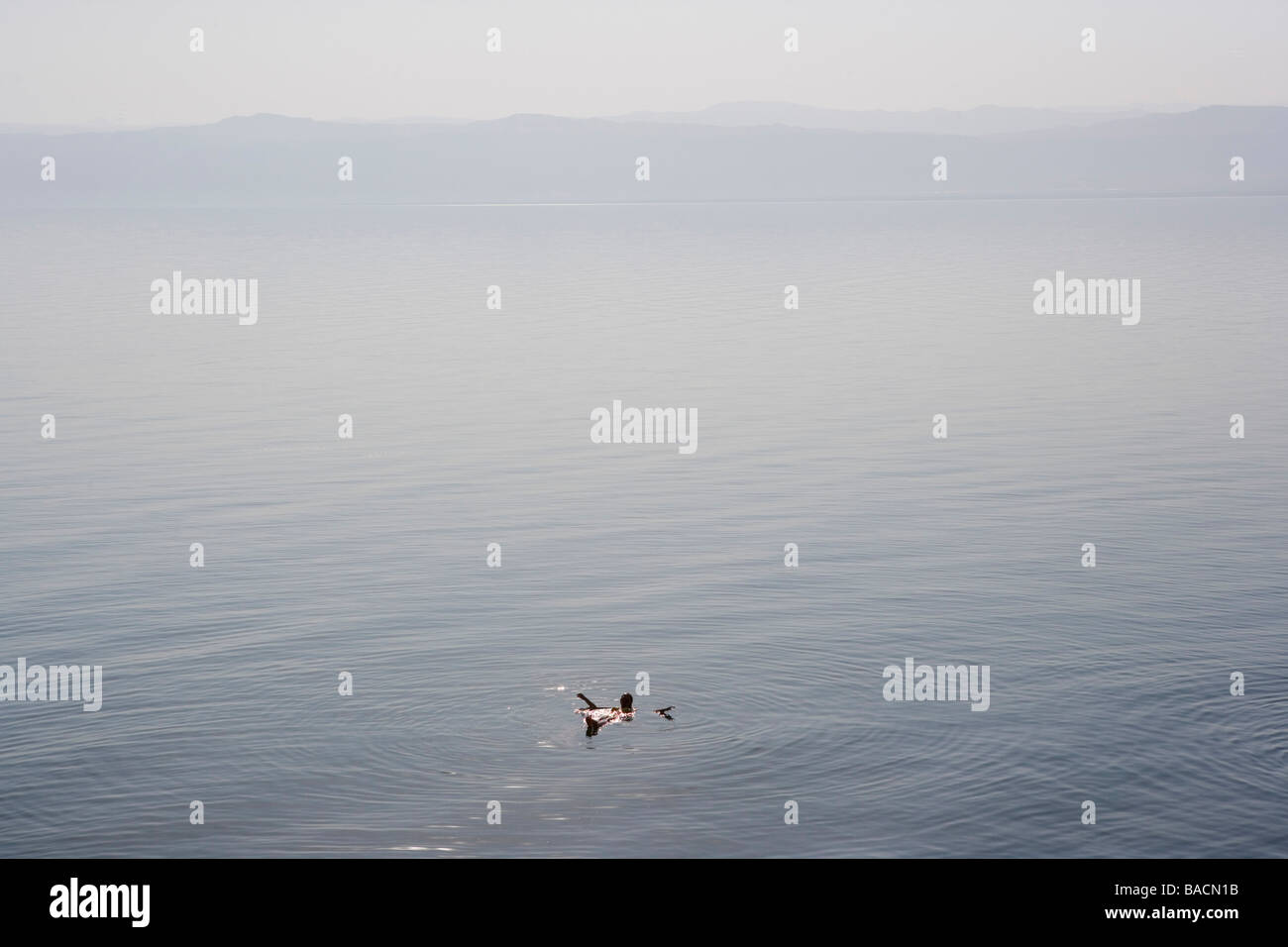 tourists in the Dead Sea, Mariott Dead Sea Resort, Jordan Stock Photo ...