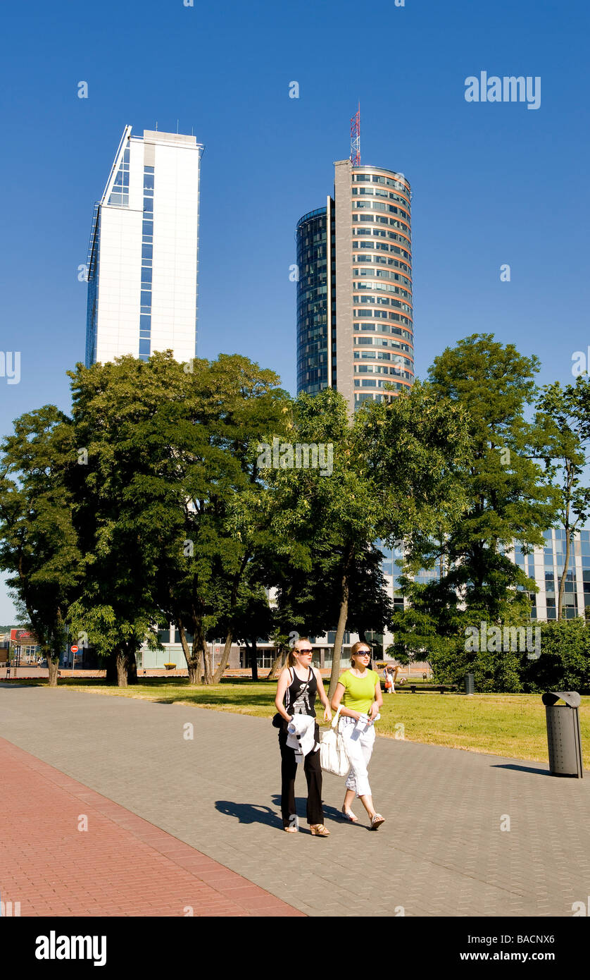 Lithuania (Baltic States), Vilnius, Europos District Stock Photo - Alamy